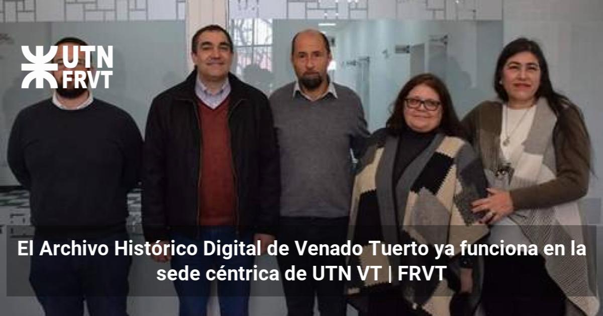 El Archivo Histórico Digital de Venado Tuerto ya funciona en la sede ...