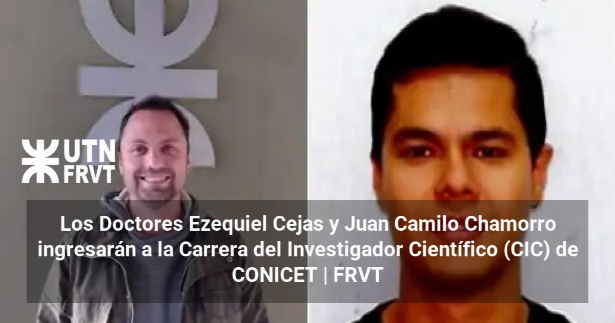 Los Doctores Ezequiel Cejas y Juan Camilo Chamorro ingresarán a la ...